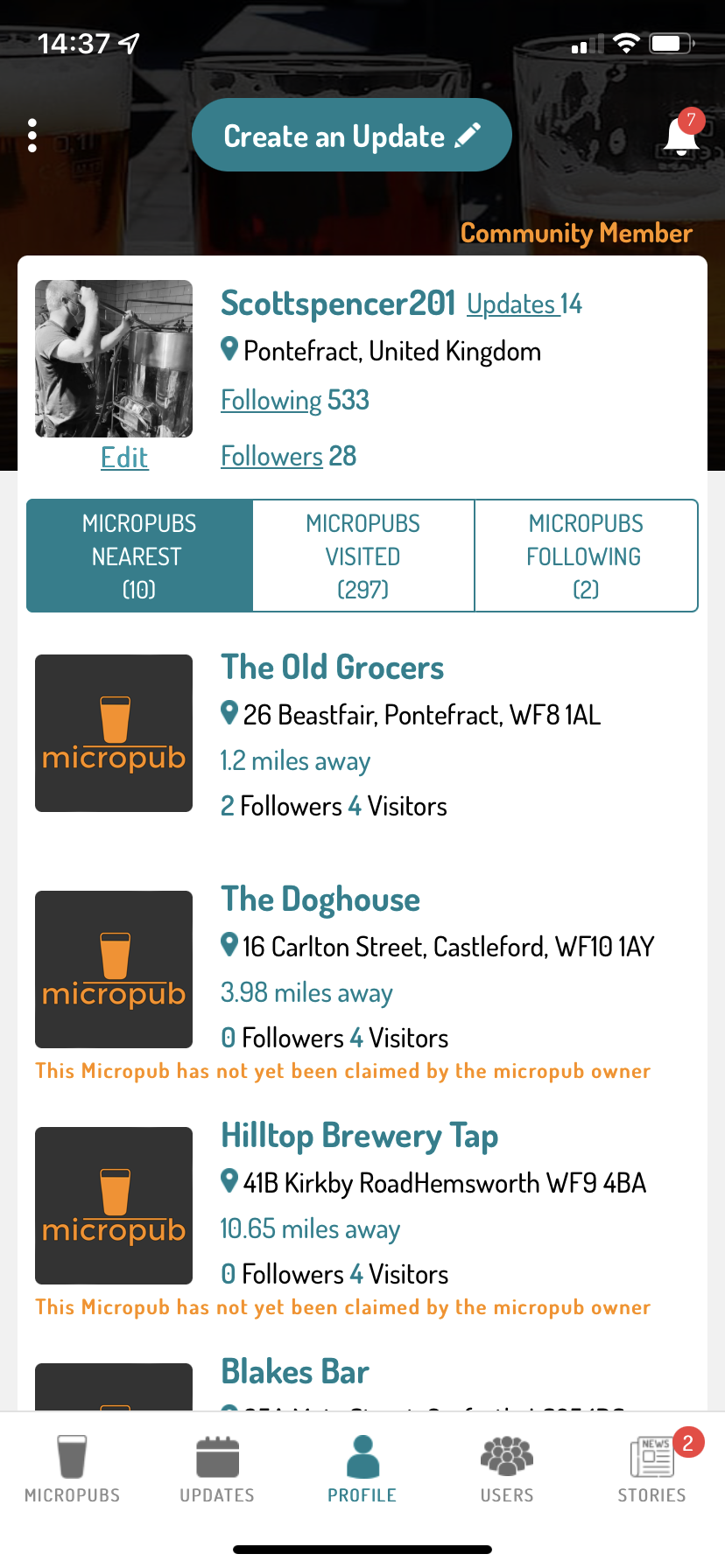Micropub App – Micropub Adventures